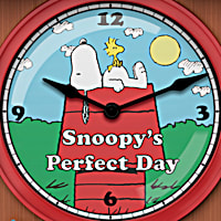 PEANUTS Wall Clock Collection Featuring 12 Hand-Painted PEANUTS Wall Clock Collection Featuring 12 Hand-Painted
