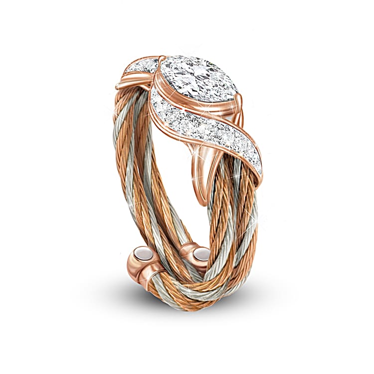 Topaz copper ring store