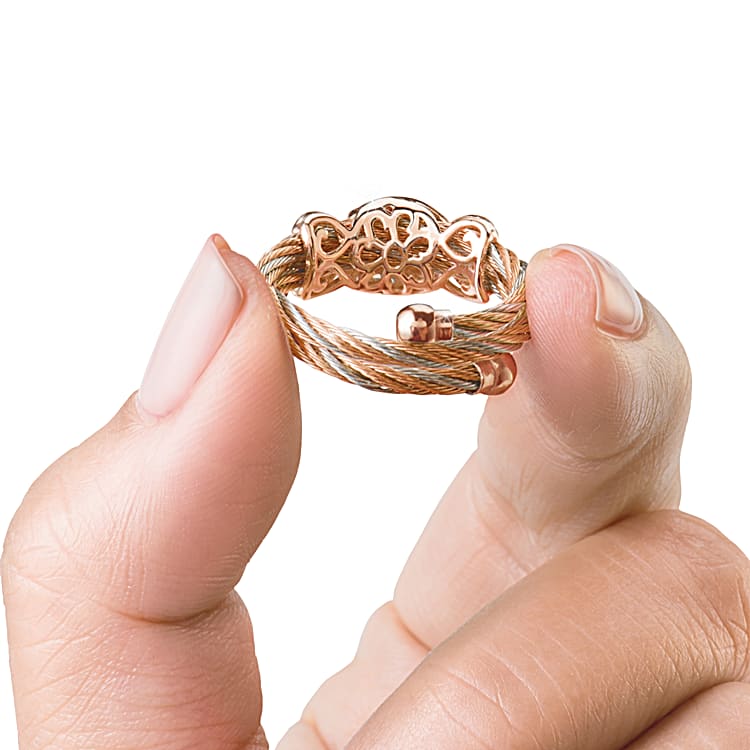 Topaz copper ring store