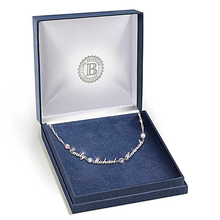 Bradford exchange birthstone necklace store