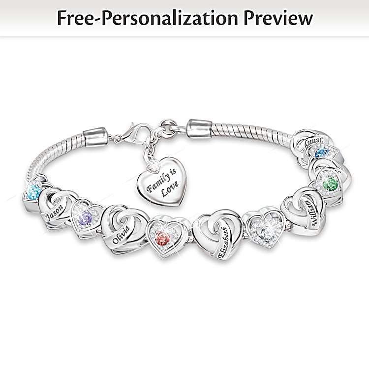 Family Is Love Personalized Bracelet