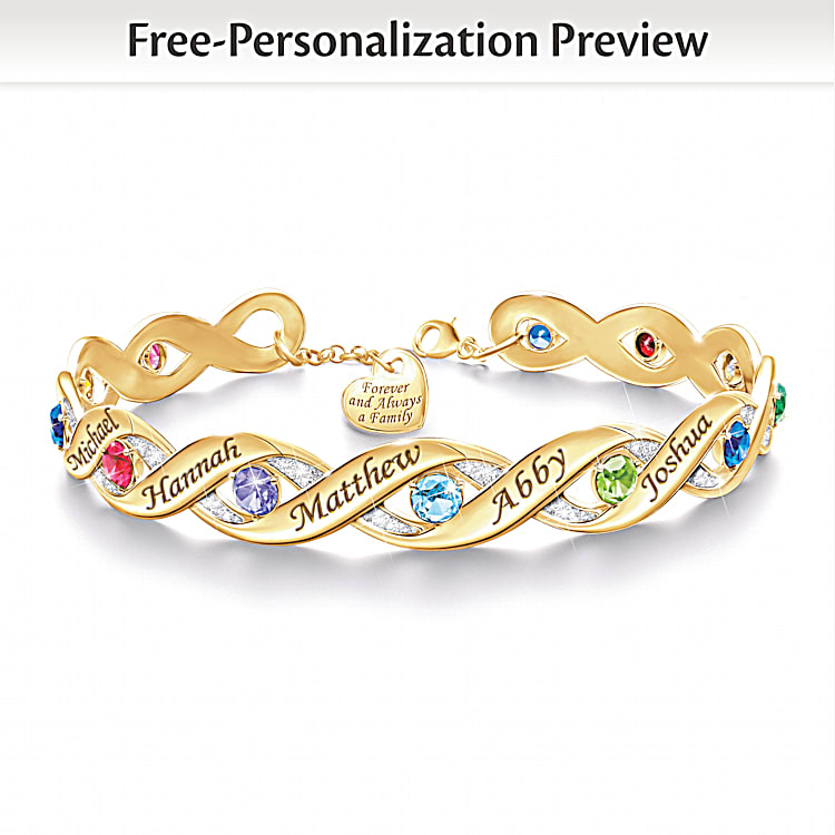 Bradford exchange birthstone bracelet store