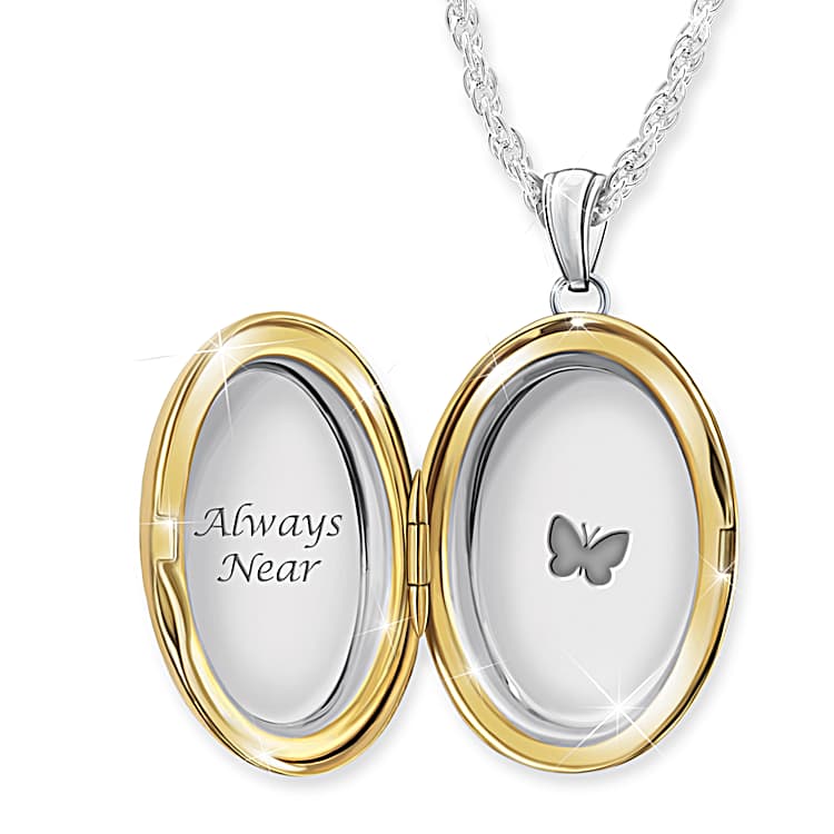 Remembrance locket necklace store
