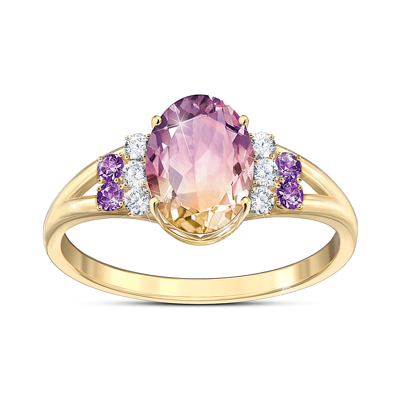 Ametrine stone ring store
