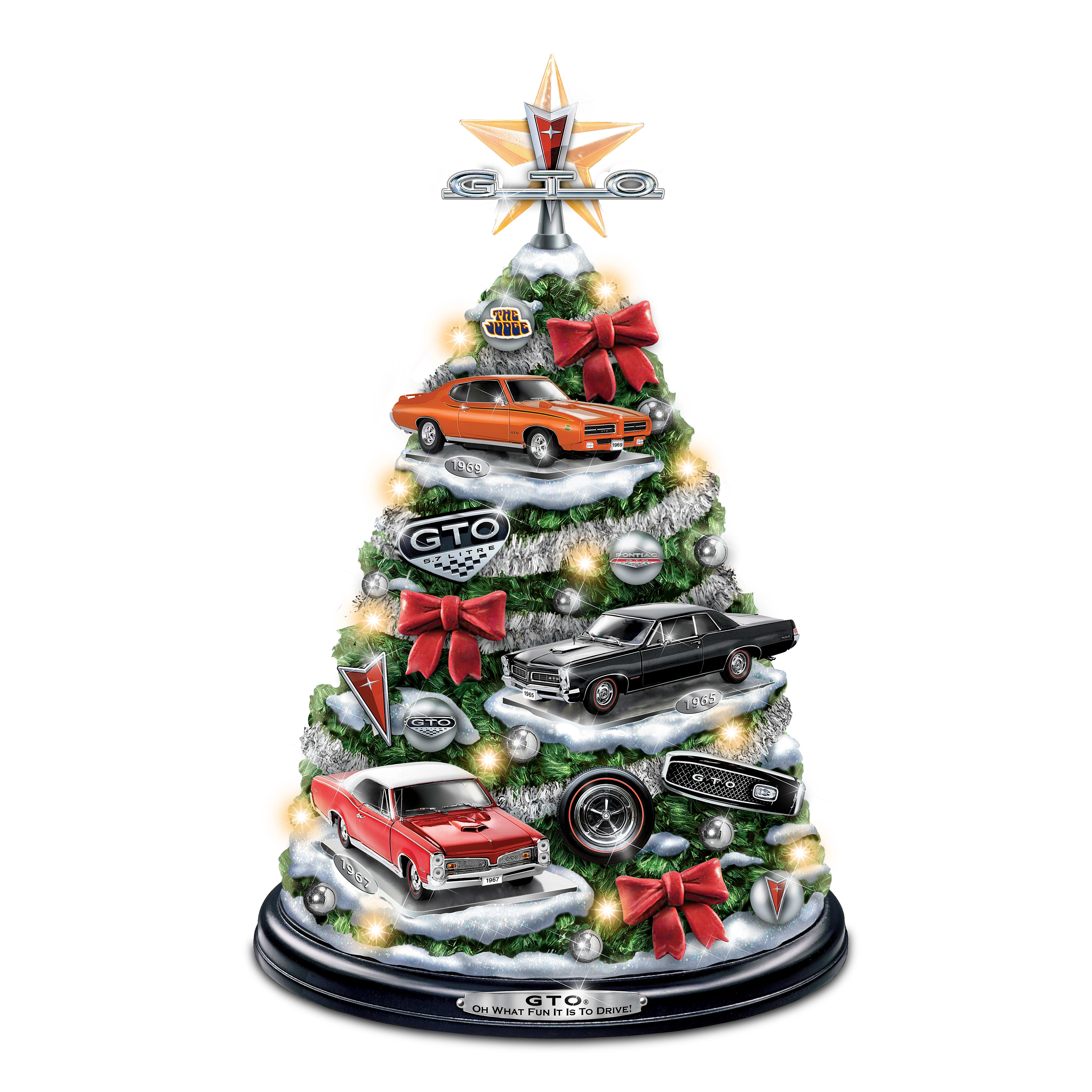 Pontiac GTO: Oh What Fun It Is To Drive Illuminated Tabletop Tree