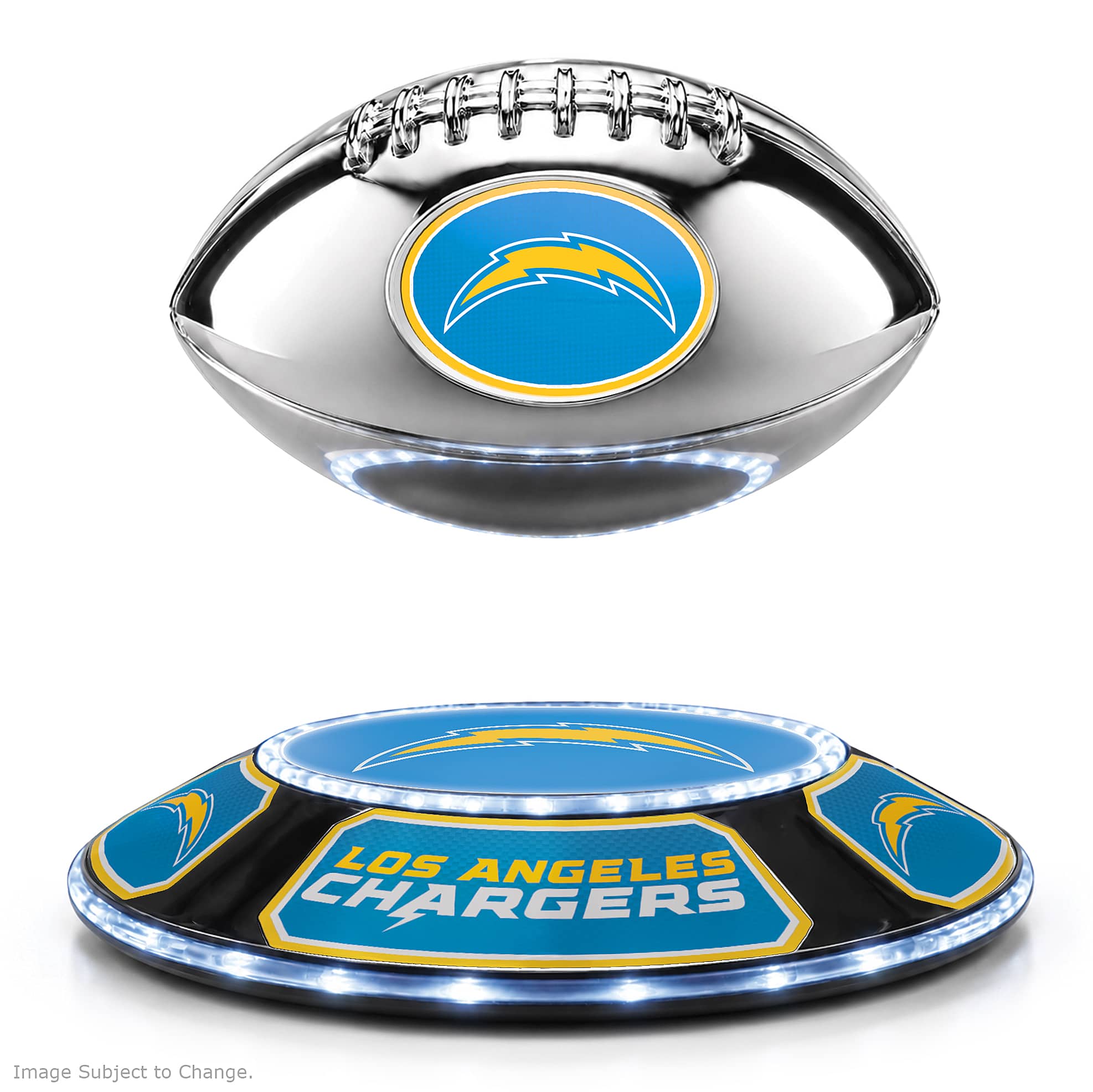 Los Angeles Chargers Levitating Football