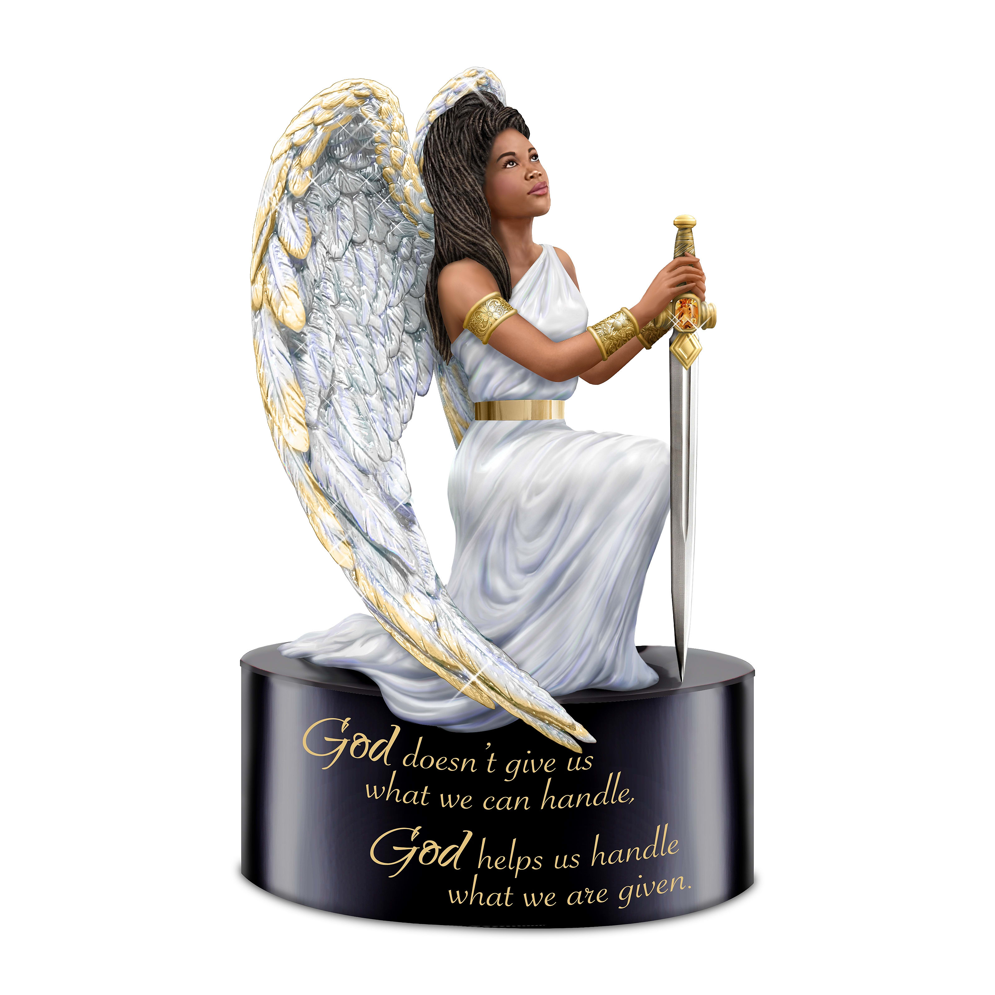 God Helps You Handle What You Are Given Religious Figurine By Artist ...