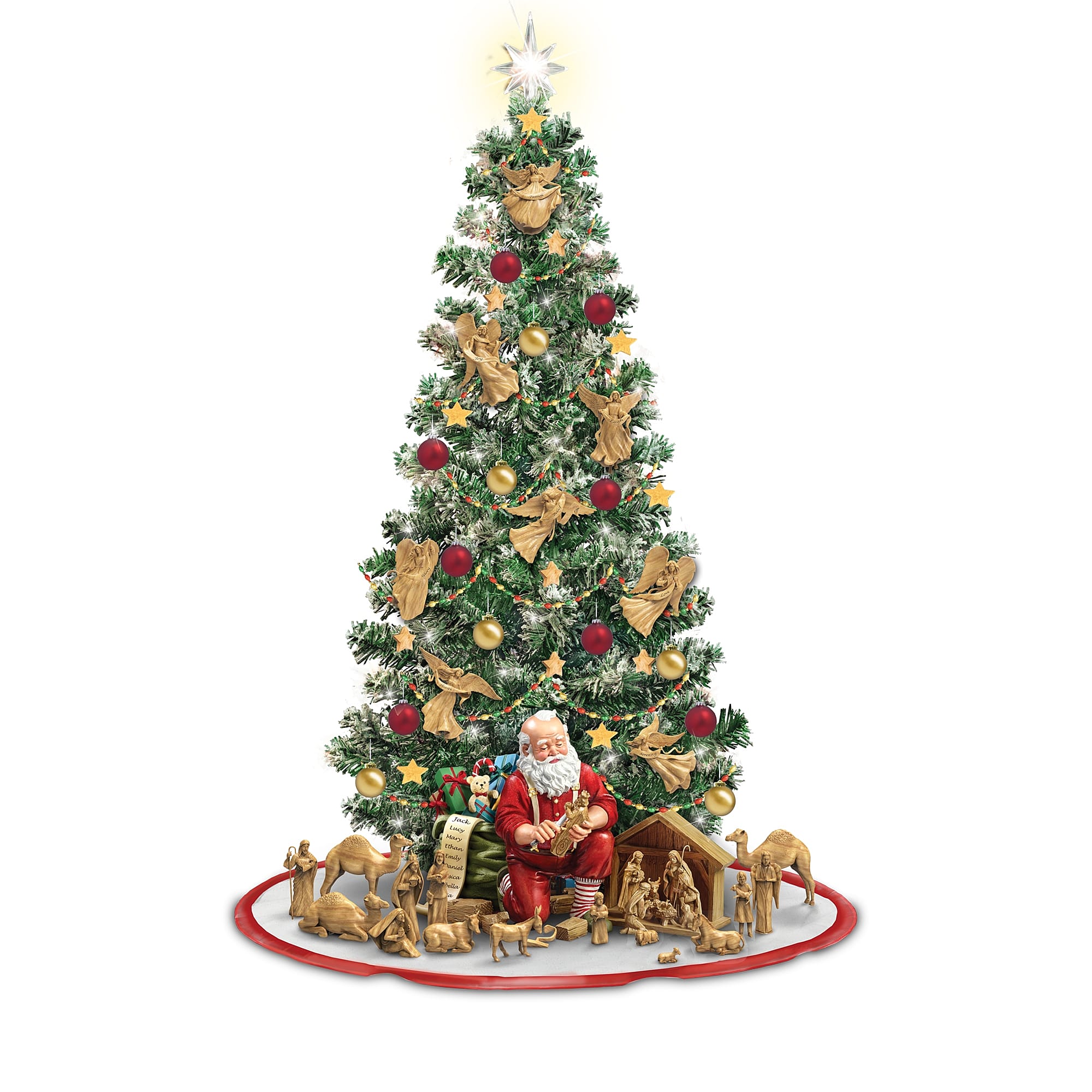 True Meaning Of Christmas Nativity Light Up Tree Collection