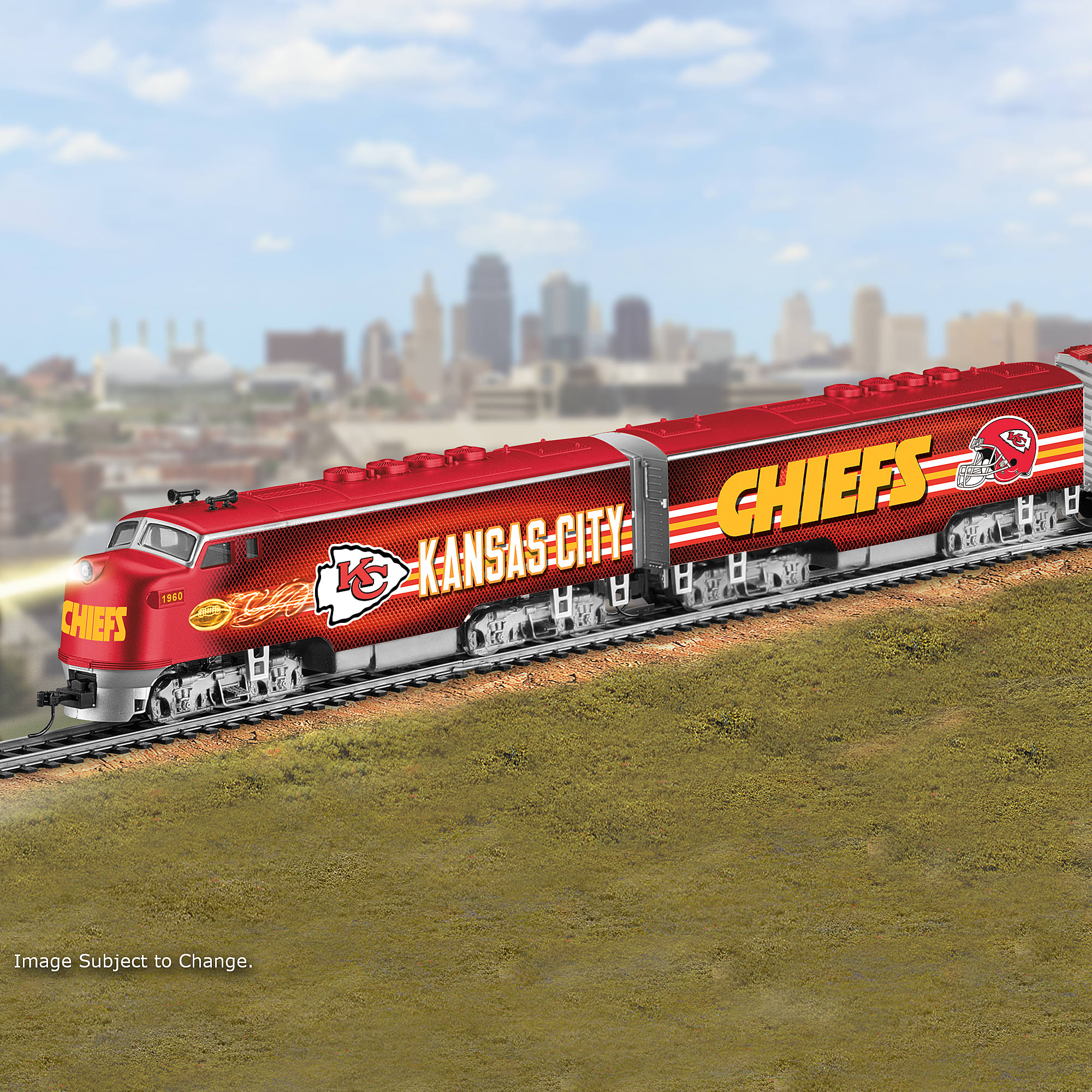 Kansas City Chiefs NFL Express HO-Scale Electric Train Collection With ...