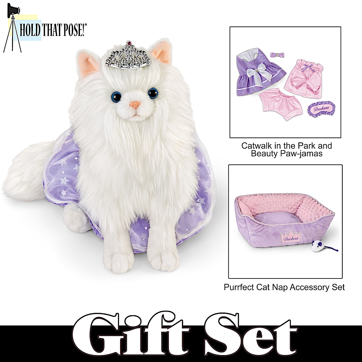 Fabulous Feline Plush Kitten And Accessory Set For 6+ With Outfits ...