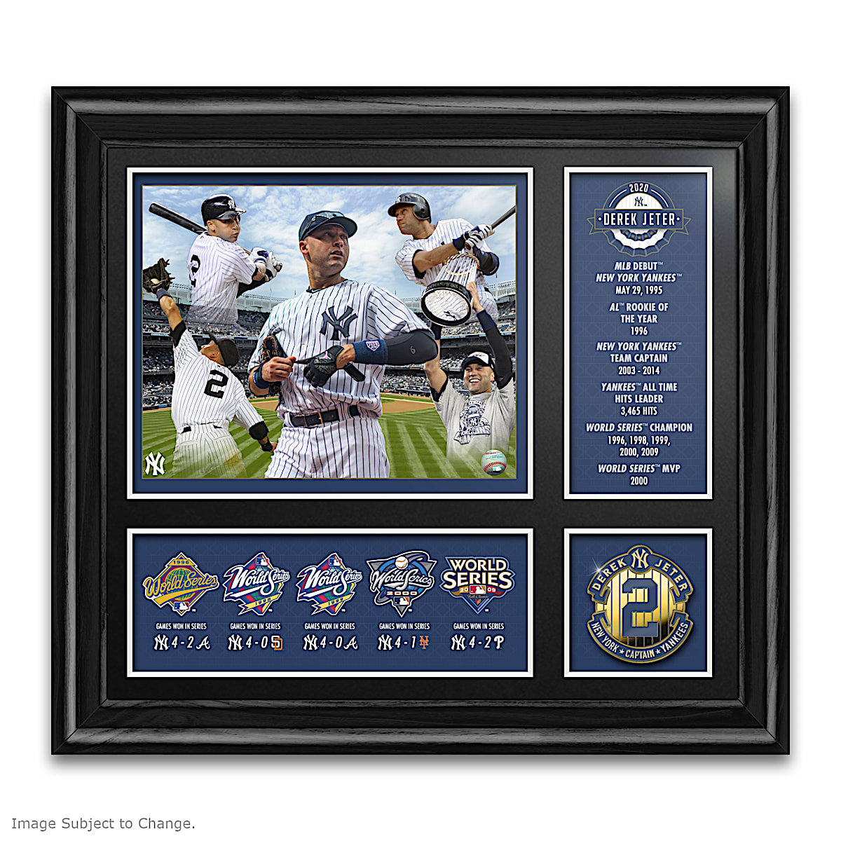 derek jeter framed poster
