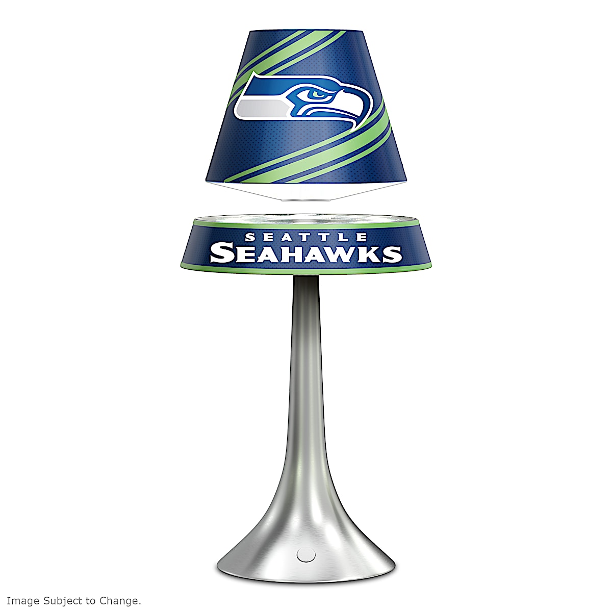 Seattle Seahawks NFL Illuminated Levitating Lamp Adorned With Team Logo ...