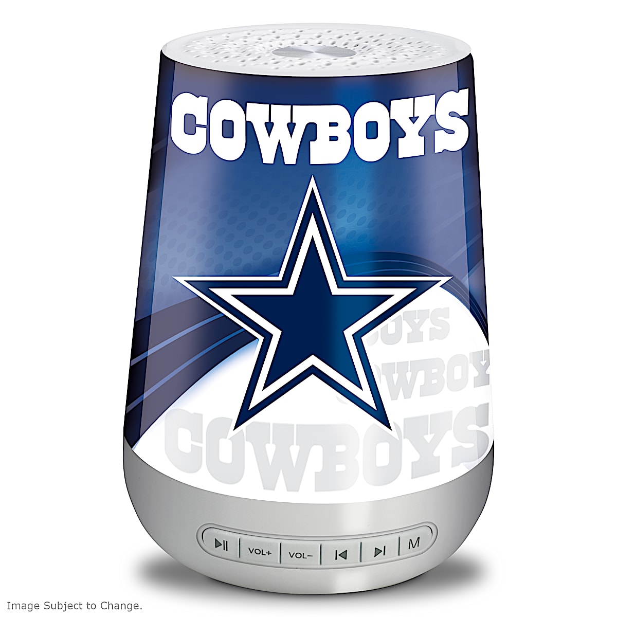Dallas Cowboys Illuminated NFL Sound Machine Adorned With Team Logo And ...