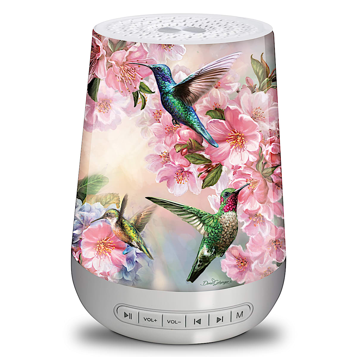 Illuminated Sound Machine With Hummingbird Art And Features 24 Soothing ...