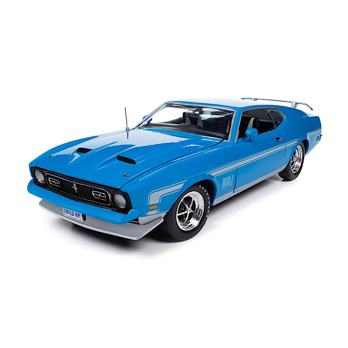 1972 Ford Mustang Mach 1 1:18-Scale Diecast Car With A Fastback ...