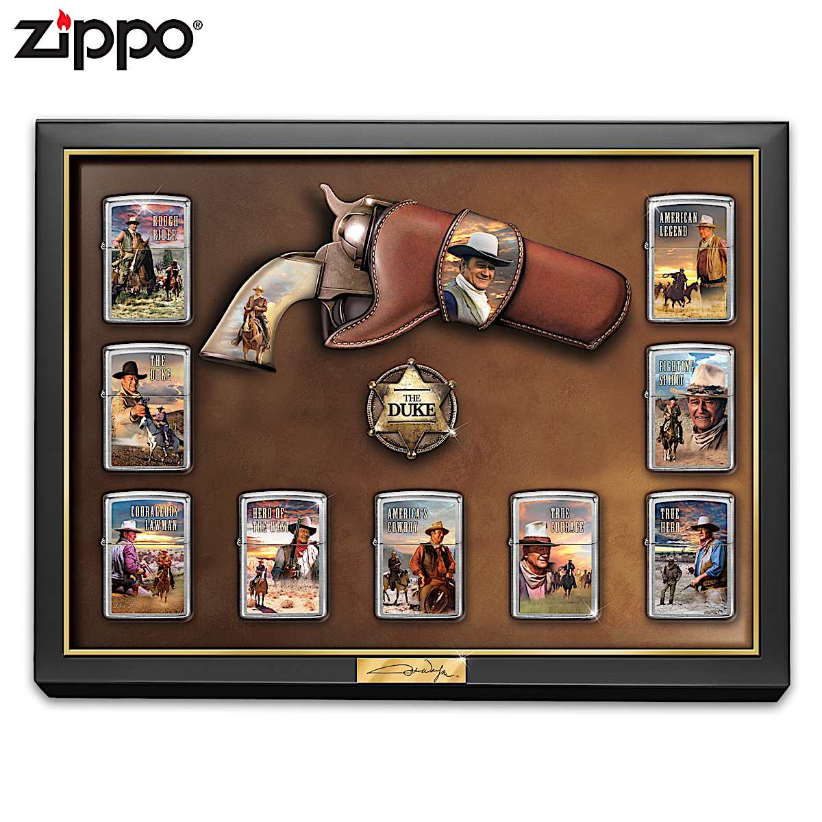 John Wayne The Duke: Great American West Zippo® Lighter Collection