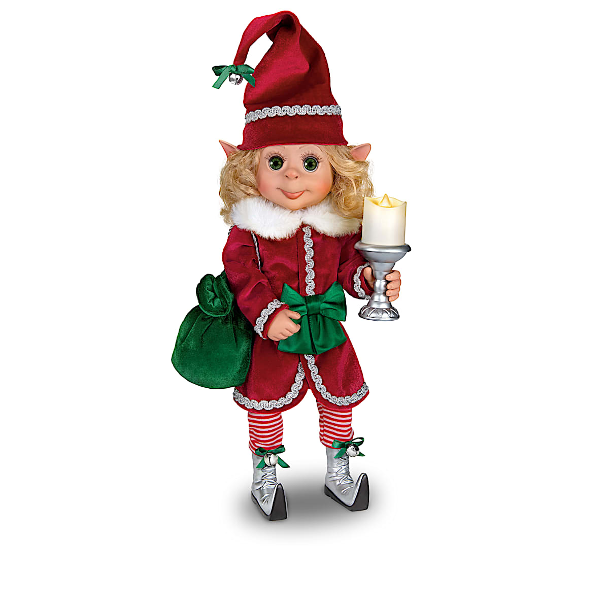 St. Nicks Sidekicks 14 Tall Poseable Christmas Elf Doll Collection With ...