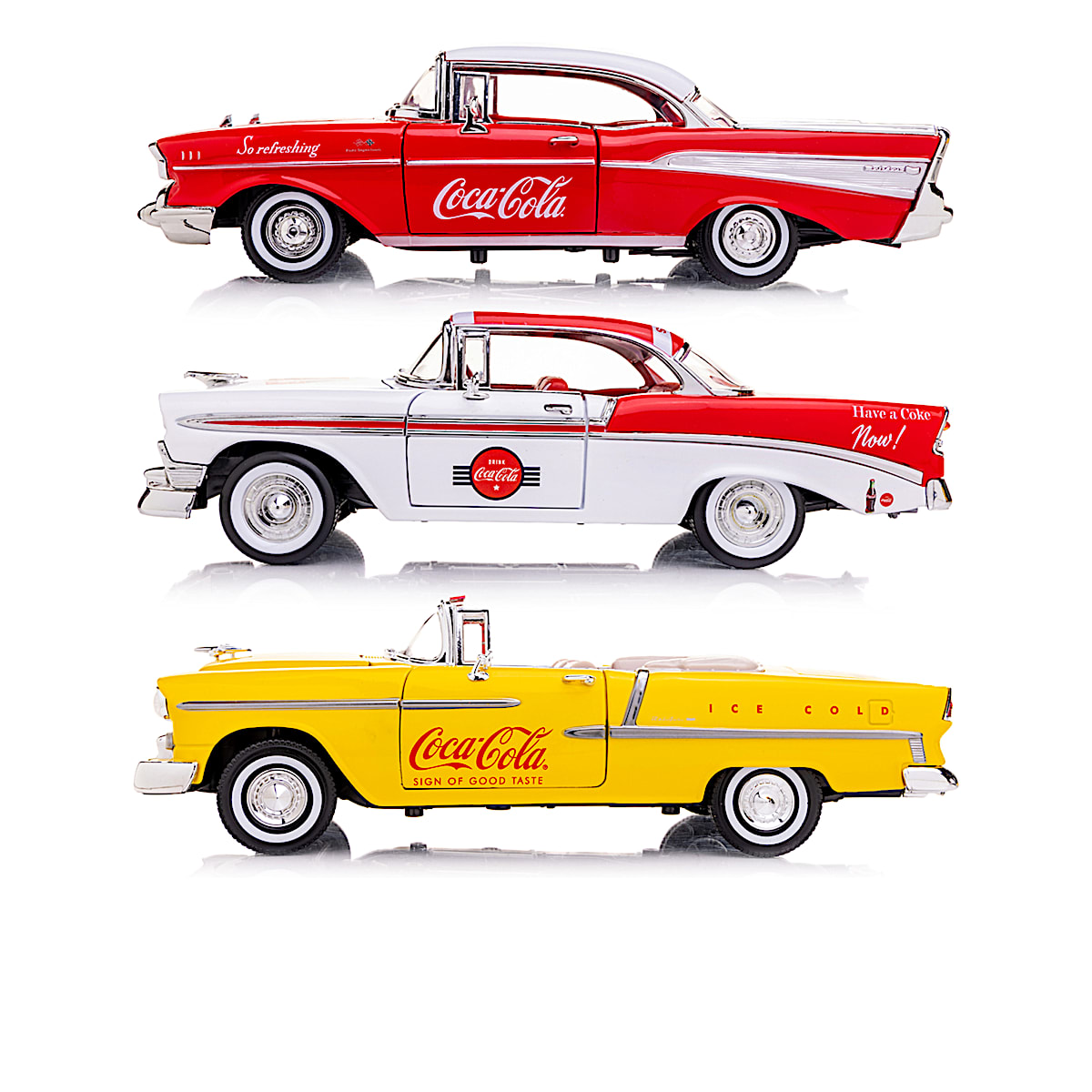 The Exclusive COCA-COLA Bel Air 1:18-Scale Diecast Car Collection ...