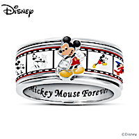 Disney Mickey Mouse Forever Womens Spinning Ring