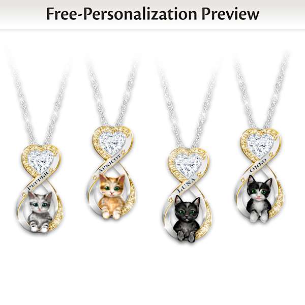 Personalized cat jewelry store